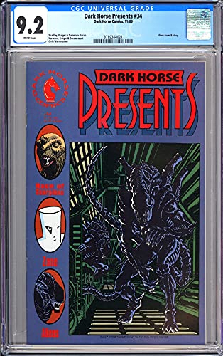 Dark Horse Presents #34 CGC 9.2 WP 1989 3789344021 Aliens Cover & Story!