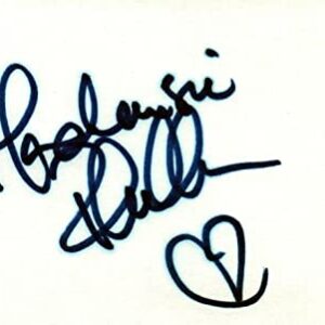 Mackenzie Phillips Actress Singer Signed 3x5 Index Card with JSA COA