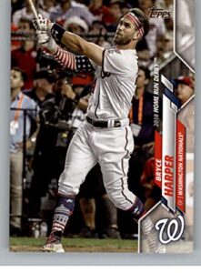 2020 topps update #u-255 bryce harper washington nationals baseball