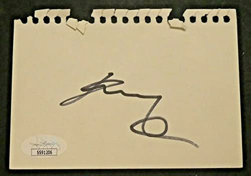 Kenny G Musician Signed Index Card with JSA COA