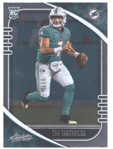 2020 panini absolute #194 tua tagovailoa rc – miami dolphins (rc – rookie card) nfl football card nm-mt