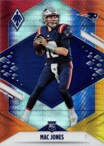 2021 panini phoenix fire burst football #109 mac jones rookie card