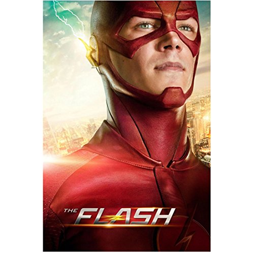 The Flash (TV Series 2014 - ) 8 Inch x 10 Inch photo Grant Gustin Title Poster kn