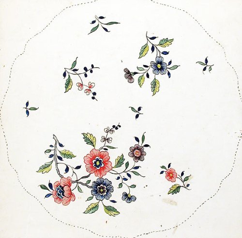 An original design for a porcelain plate