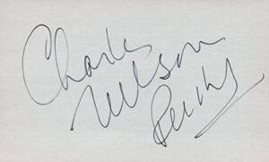 charles nelson reilly actor comedian direc autographed signed index card jsa coa