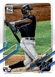 2021 topps #269 jesus sanchez nm-mt rc rookie miami marlins baseball