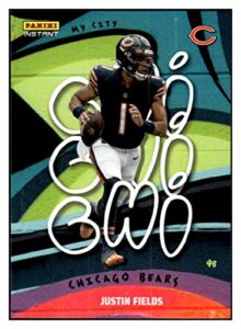 justin fields 2022 panini instant my city /1860#6 bears nm+-mt+ nfl football