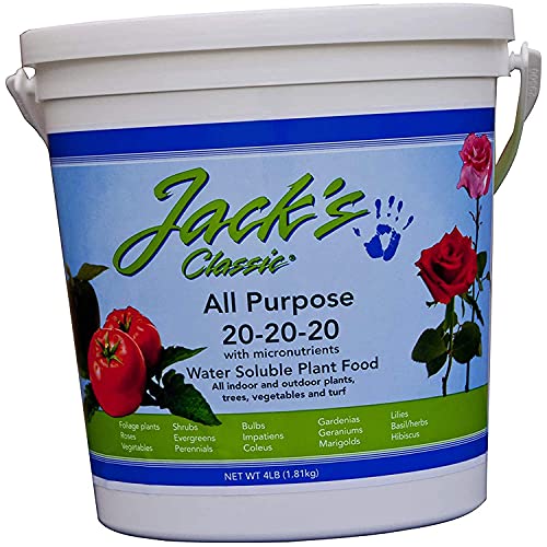 J R Peters Inc (52064) Jacks Classic No.4 20-20-20 All Purpose Fertilizer