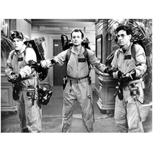 ghost busters photo 8 inch x 10 inch photograph bill murray, dan akroyd & harold ramis b&w pic kn