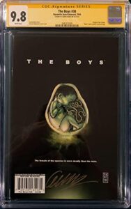 garth ennis signed the boys #38 cgc 9.8 ss comic book cbcs preacher alien homage