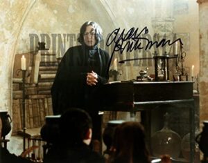 alan rickman signed autographed reprint 11×14 photo as professor snape from harry potter #2 rp