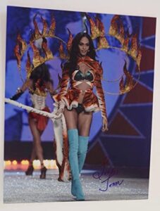 joan smalls signed autographed 11×14 photo sexy victoria’s secret model coa vd