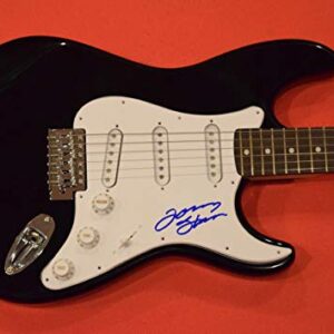 Tommy Shannon Signed Autograph Electric Guitar Stevie Ray Vaughan Double Trouble