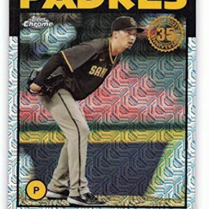 2021 Topps Series 2 Silver Pack Chrome Mojo Refractor #86TC-94 Blake Snell San Diego Padres Official MLB Baseball Trading Card Ungraded Raw Straight from Box and Pack (Stock Photo Often Used)