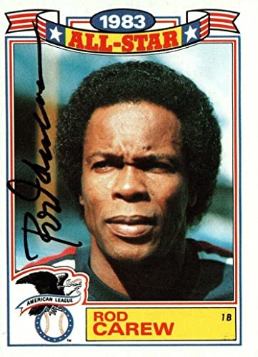 Rod Carew Baseball Autographed Signed Card with JSA COA