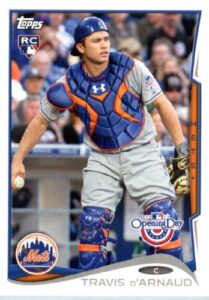 2014 topps opening day baseball rookie card #214 travis d?arnaud rc mint