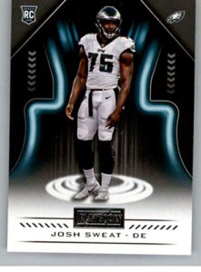 2018 panini playbook #175 josh sweat rookie rc rookie philadelphia eagles nfl football trading card