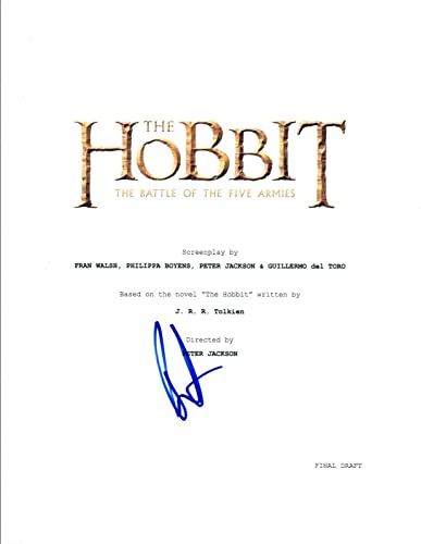 Richard Armitage Signed THE HOBBIT THE BATTLE OF THE FIVE ARMIES Movie Script VD