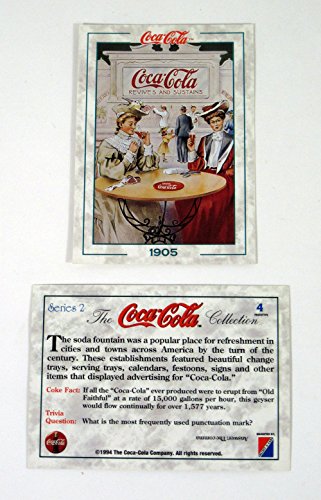 1993 Collect-A-Card The Coca-Cola Collection Series 2 Promo Card (#4) Nm/Mt