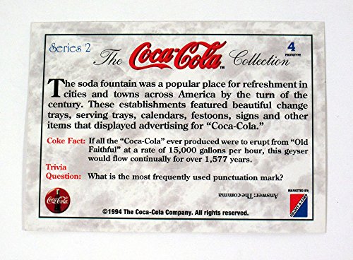 1993 Collect-A-Card The Coca-Cola Collection Series 2 Promo Card (#4) Nm/Mt