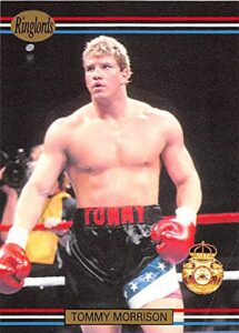 tommy morrison trading card (rocky v gunn the duke boxer boxing) 1991 ringlords #9