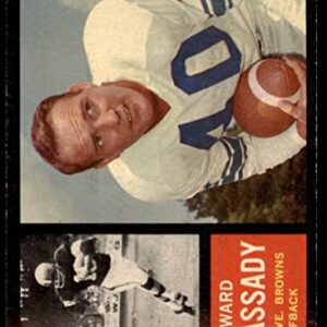 1962 Topps # 26 Howard Cassady Cleveland Browns-FB (Football Card) EX/MT Browns-FB Ohio St