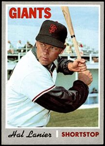 1970 topps # 583 hal lanier san francisco giants (baseball card) ex giants