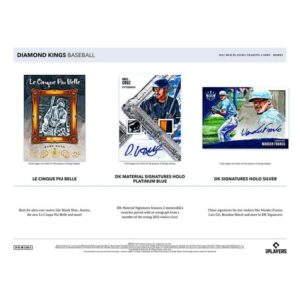 2022 Panini Donruss Diamond Kings Baseball Hobby Box (12 Packs/8 Cards: 1 Auto, 1 Mem)