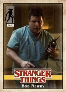 2019 topps stranger things welcome to the upside down character cards #15 bob newby official netflix television series collectible trading card