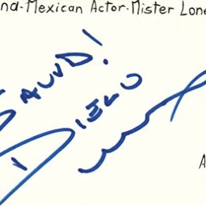 Diego Luna Mexican Actor Frida TV Movie Autographed Signed Index Card JSA COA