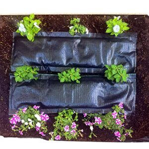 smart watering mat for raised garden beds 30-day irrigation refills with rain for gardens, tomato plants, flowers (2-pack)