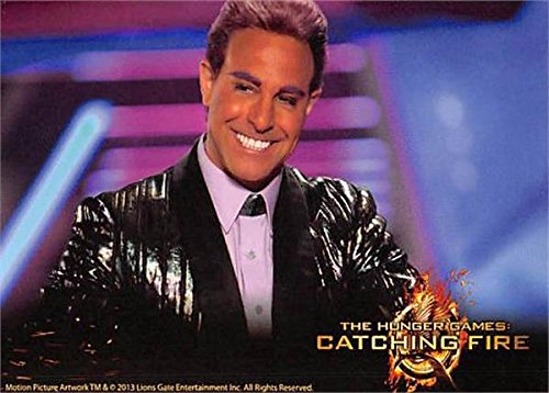 Stanley Tucci trading card (Caesar Flickerman, The Hunger Games Catching Fire) 2013 Meca #28