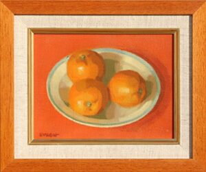 still life of oranges