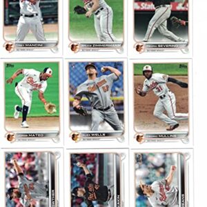 Baltimore Orioles / 2023 Topps (Series 1) Team Set with (12) Cards! PLUS The 2022 Topps Baseball Team Set (Series 1 and 2) with (19) Cards. ***INCLUDES (3) Additional Bonus Cards of Former Orioles Greats Cal Ripken, Adam Jones and Brady Anderson! ***