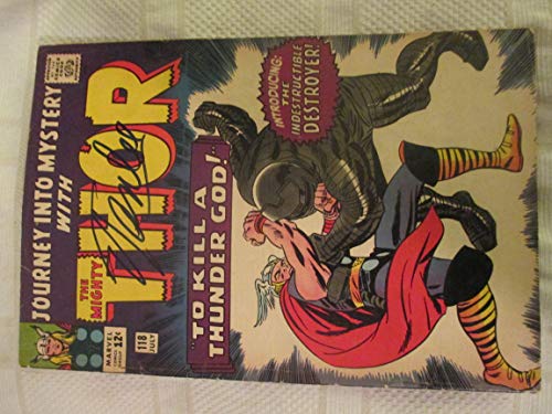 Stan Lee Signed / Autographed Journey Into Mystery 118 1965 Original Comic. Hercules. First appearance of The Demon. Includes Fanexpo Certificate of Authenticity and Proof of signing. Entertainment Autograph Original. First Destroyer