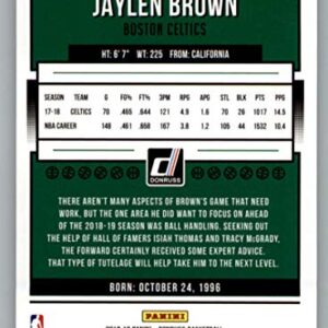 2018-19 Donruss #66 Jaylen Brown Boston Celtics Basketball Card