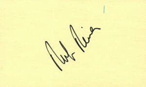 rob reiner actor director producer movie autographed signed index card jsa coa