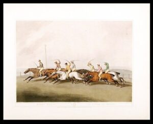 horse racing. la course de chevaux