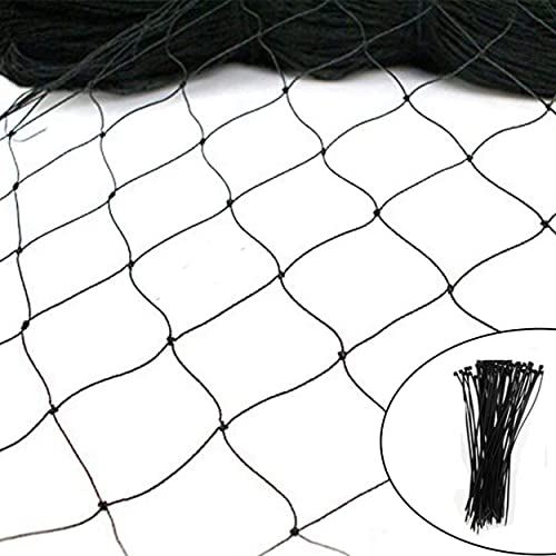 ZL 50x50ft Anti Bird Netting for Garden, Heavy Duty Bird Netting with 2.4" Square Mesh Size for Chicken Coop, Deer Fence Poultry Netting for Farm, Orchard, Aviary, Vegetables