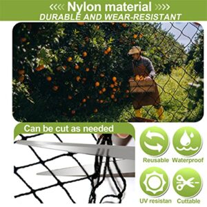 ZL 50x50ft Anti Bird Netting for Garden, Heavy Duty Bird Netting with 2.4" Square Mesh Size for Chicken Coop, Deer Fence Poultry Netting for Farm, Orchard, Aviary, Vegetables