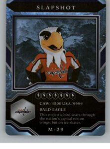 2021-22 upper deck mvp mascot gaming cards #m-29 slapshot washington capitals official nhl hockey card in raw (nm or better) condition