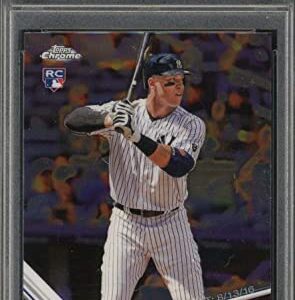 Aaron Judge 2017 Topps Chrome Update Baseball Rookie Card #HMT50 Graded PSA 10