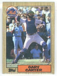 1987 topps #20 gary carter mets