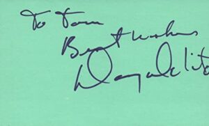 danny de vito actor taxi tv movie autographed signed index card jsa coa