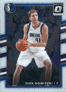 2017-18 donruss optic #34 dirk nowitzki dallas mavericks basketball card