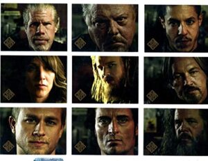 sons of anarchy seasons 4 and 5 trading cards gallery chase card set