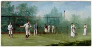 edwardian tennis match