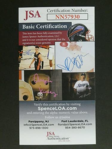 Sam McDowell Signed Baseball Card with JSA COA