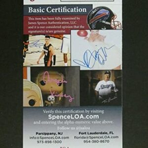 Terry Leach Signed Baseball Card with JSA COA