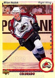 (ci) milan hejduk hockey card 2000-01 upper deck flashback 3 milan hejduk